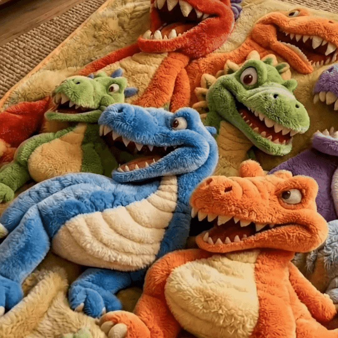 DinoSnug™ 3D Dinosaur Flannel Blanket — Bruxsy