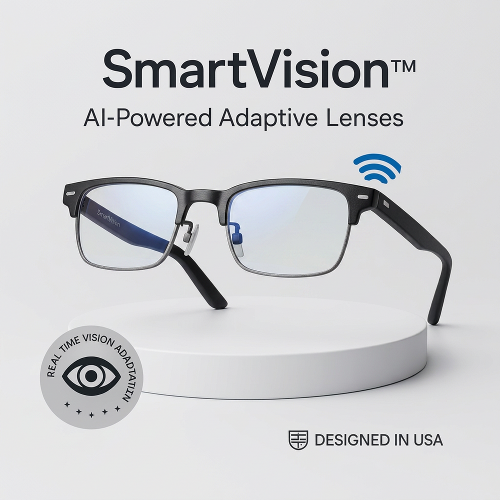 SmartVision™ AI-Powered Adaptive Glasses — Bruxsy