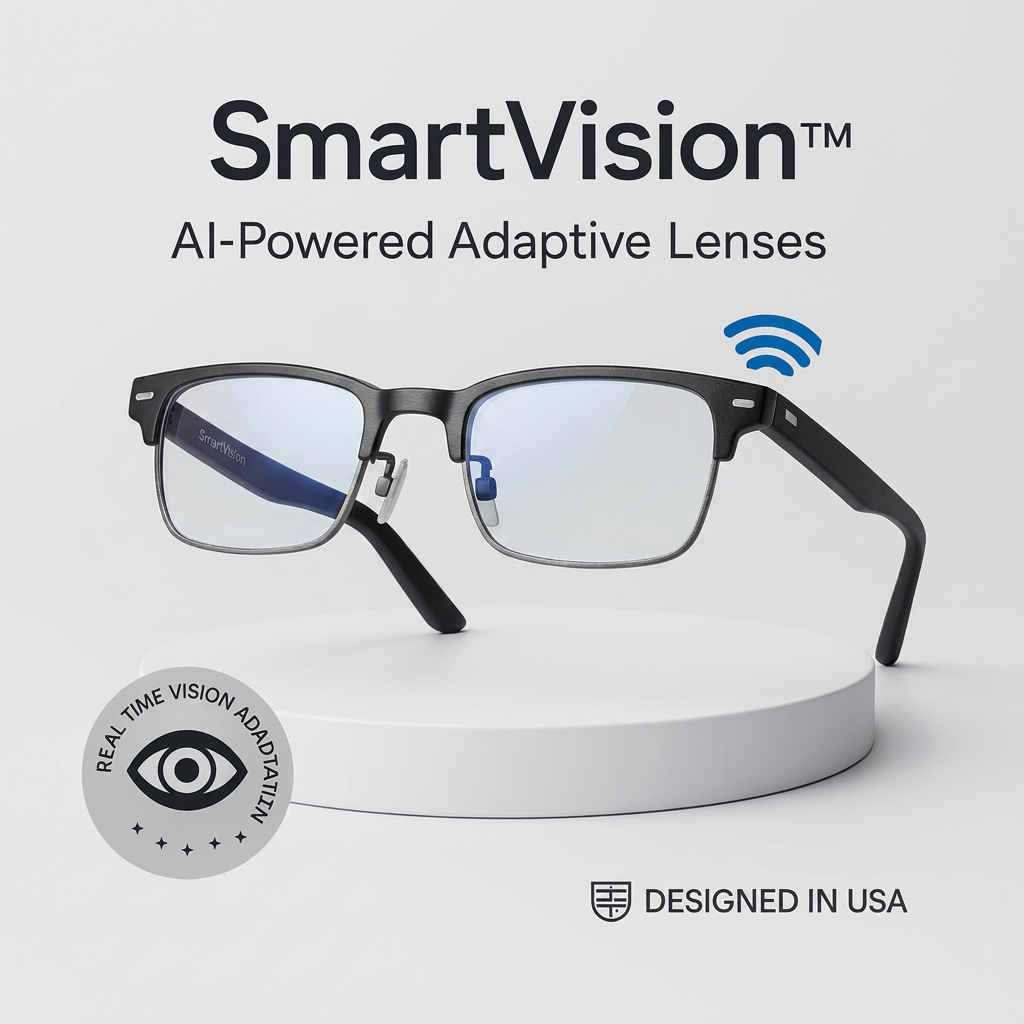 SmartVision™ AI-Powered Adaptive Glasses — Bruxsy